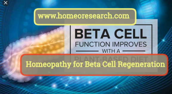 Homeopathy for beta cells regeneration in pancreas – Homeoresearch.com